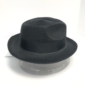 Steven Land | Accessories | Mens Steven Land Black Fedora Hat Park Ave ...